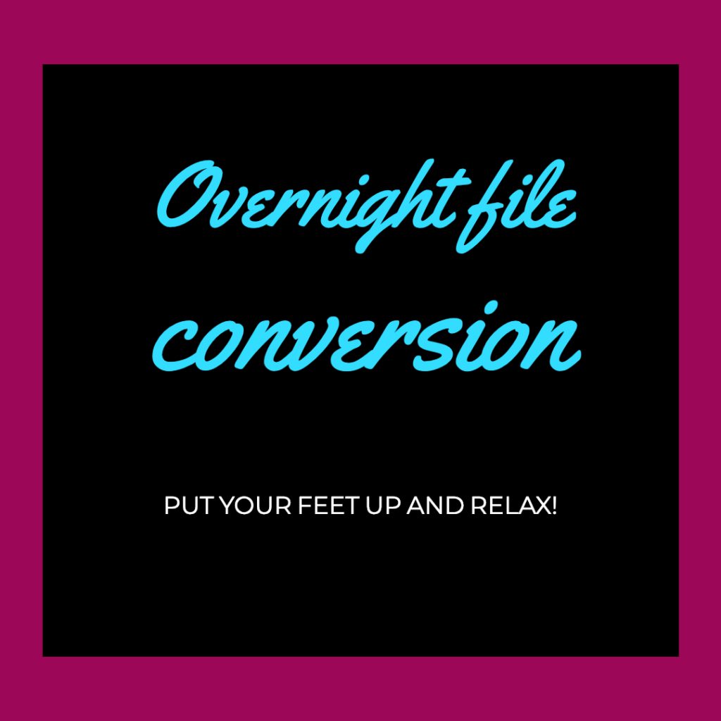 Overnight, Automatic Notebook File Conversion | Ed Tech Framework